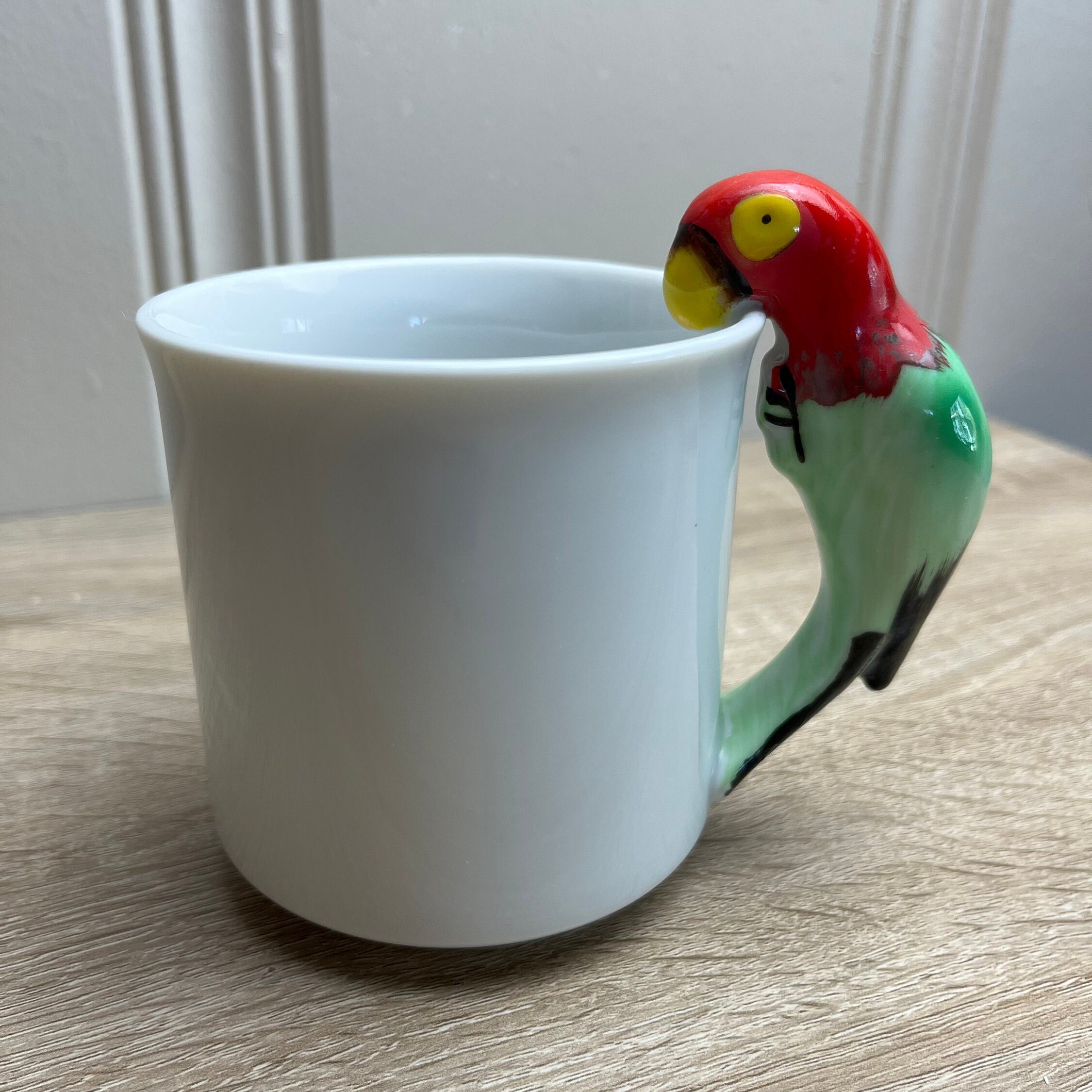 Pier 1 Coffee Mug With Parrot Handle - Etsy