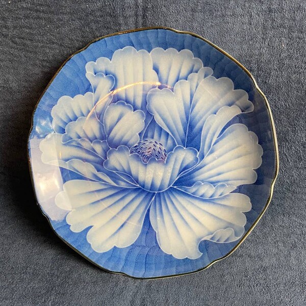 Asian Lotus Plate - Etsy