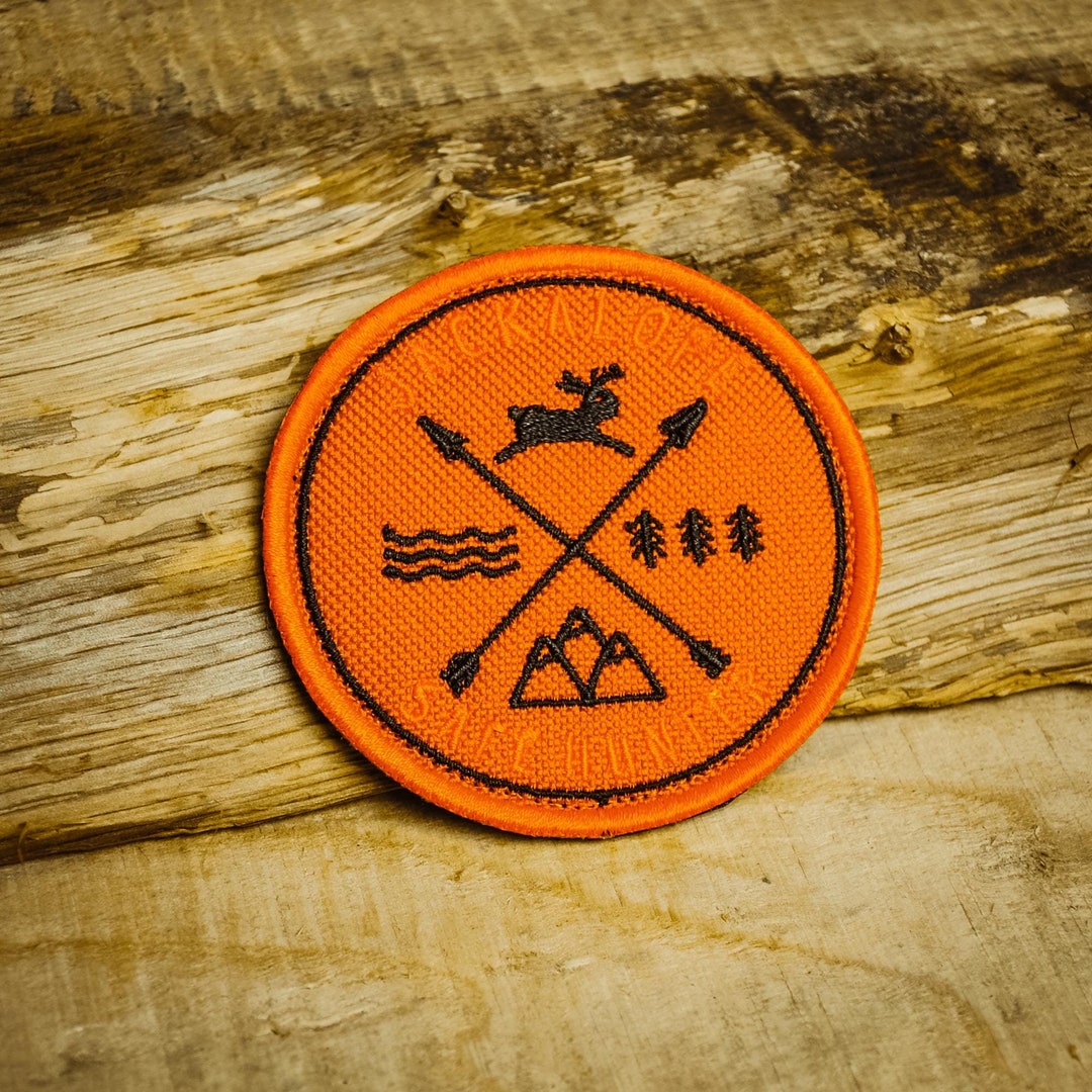 Water Mountain Forest, SAFE HUNTER Patch, Velcro Patch, Jackalope ...