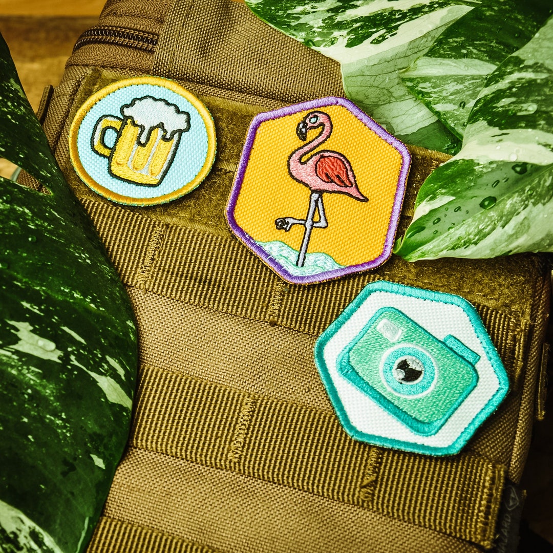 Summer Camping Patches, 3 Patches, Camp Patches Set, Embroidery Morale ...