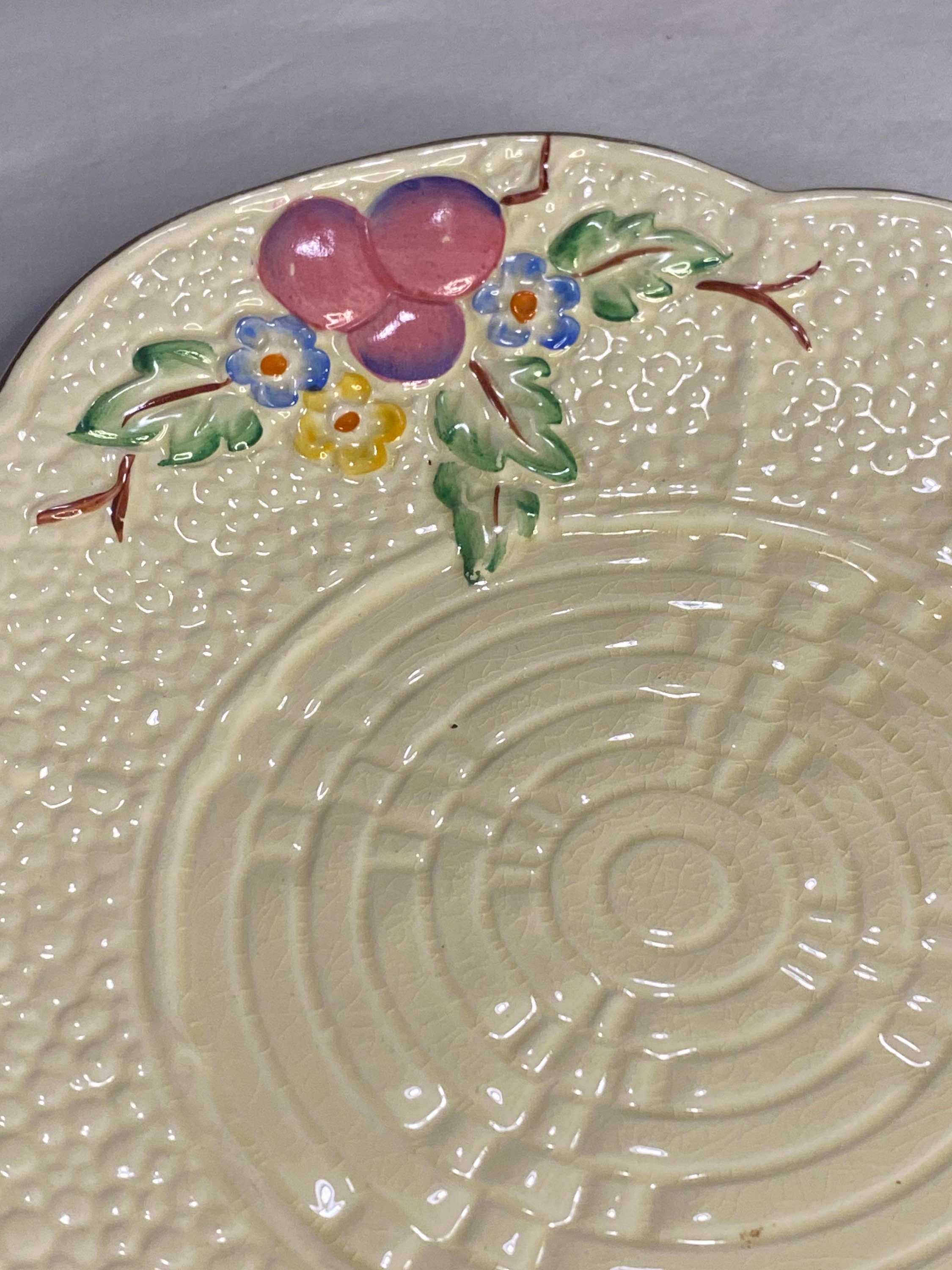 Rare Pattern Vintage Crown Devon 1930’s Sandwich/cake Plate - Etsy