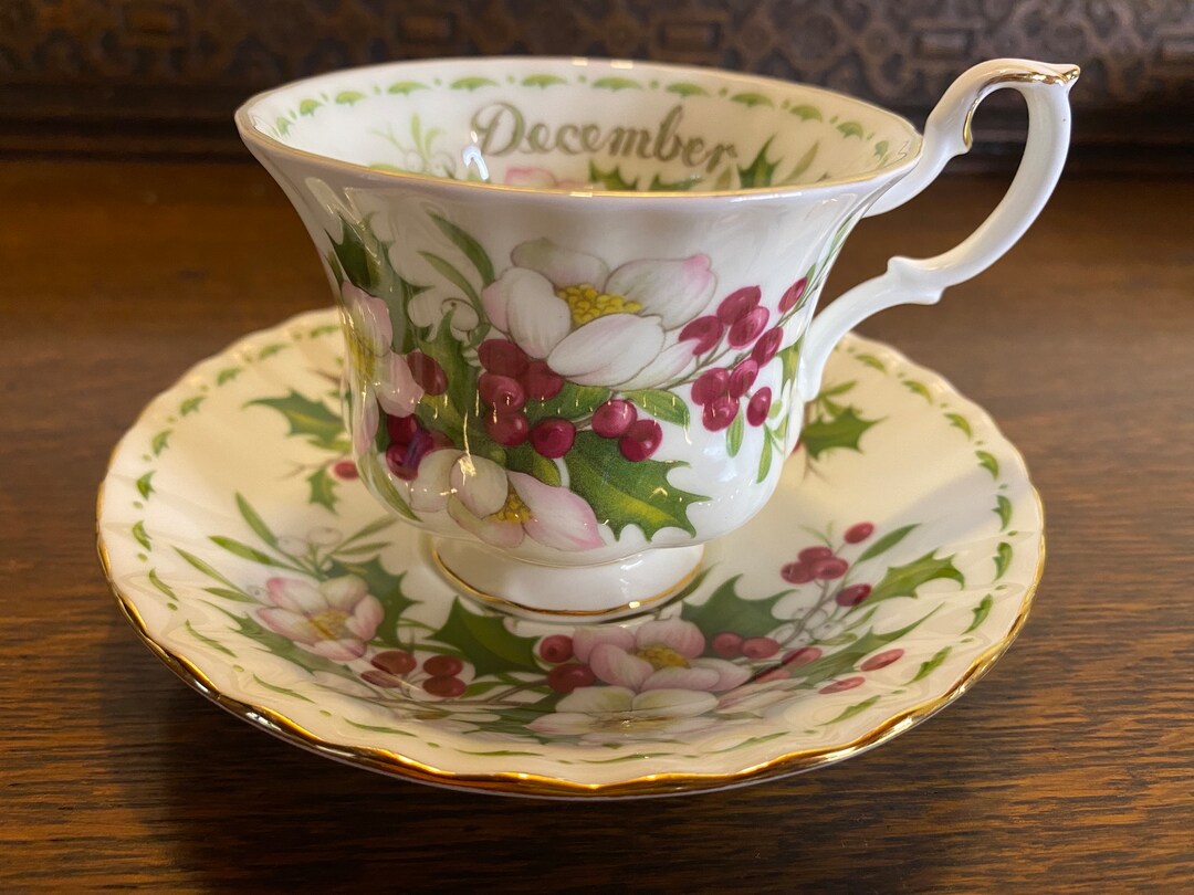 Royal Albert Flowers of the Month December Christmas Rose - Etsy