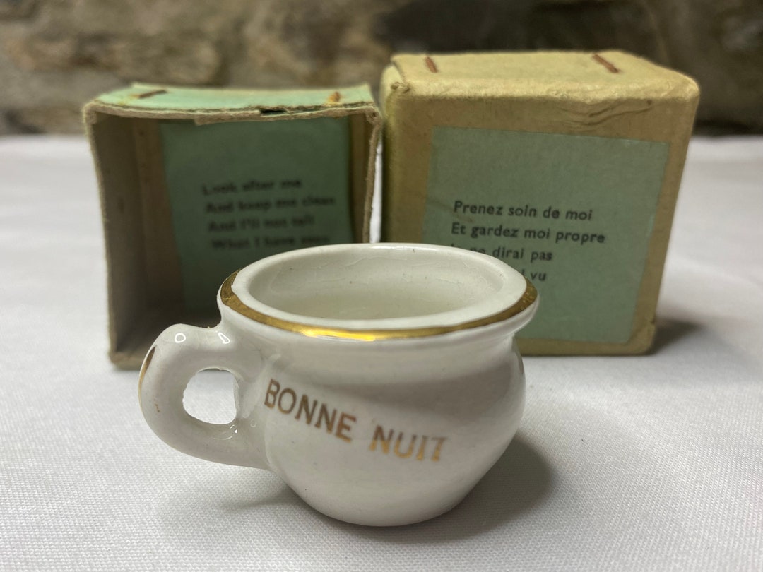 Vintage Novelty Miniature Porcelain Potty With Original Box - Etsy