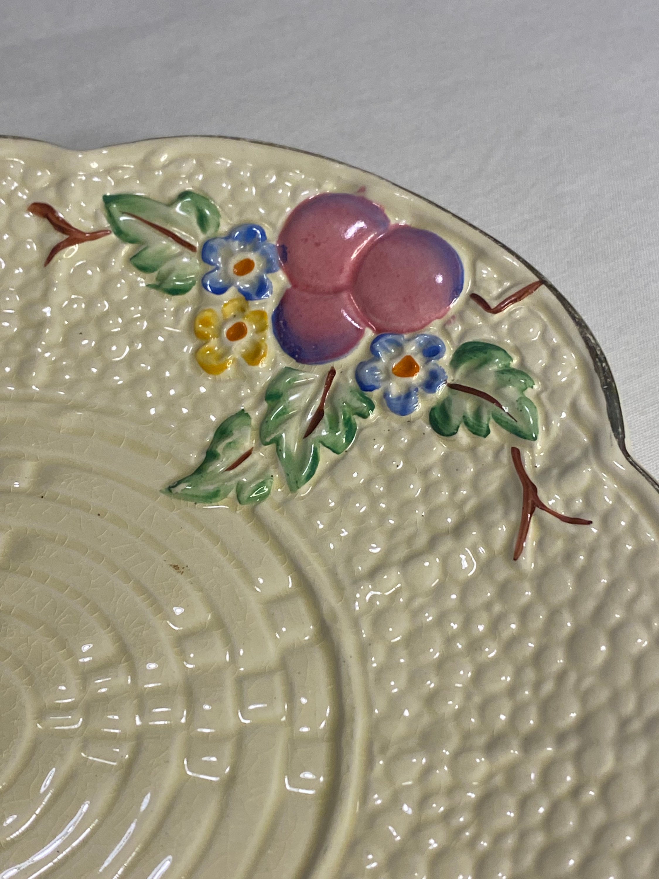 Rare Pattern Vintage Crown Devon 1930’s Sandwich/cake Plate - Etsy