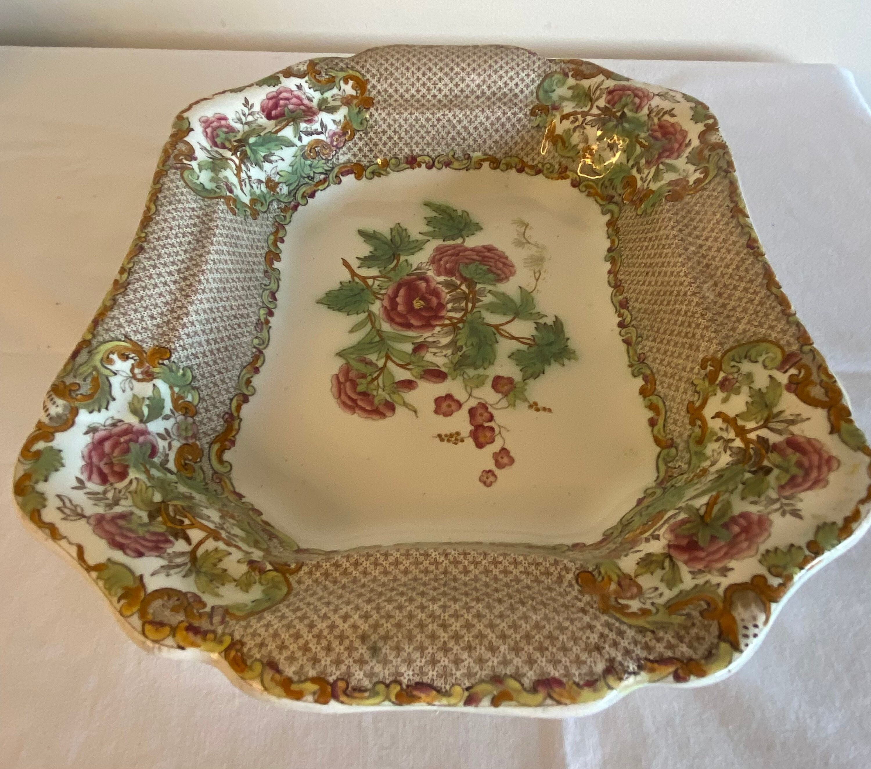 Copeland & Garrett Large Footed Dish C.1833-47 - Etsy