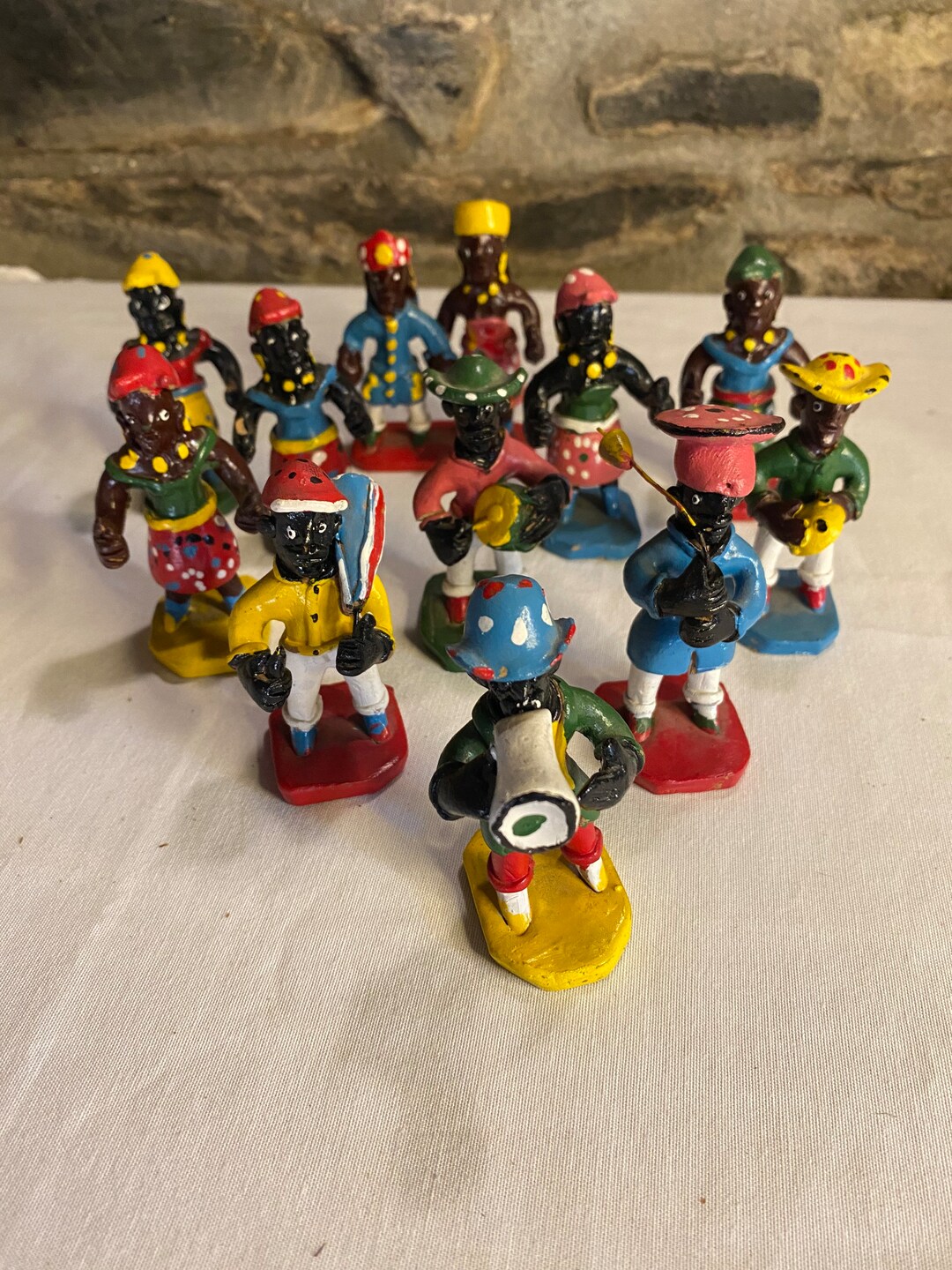Eleven Vintage 1950’s Brazilian Folk Art Figures - Etsy