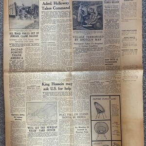 Original Western Evening Herald July 16 1958 - Etsy