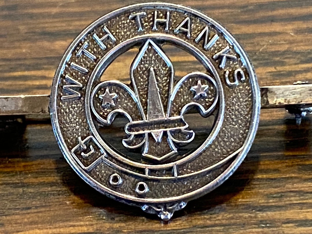 Vintage Hallmarked Silver Boy Scout Badge Birmingham 1978 - Etsy
