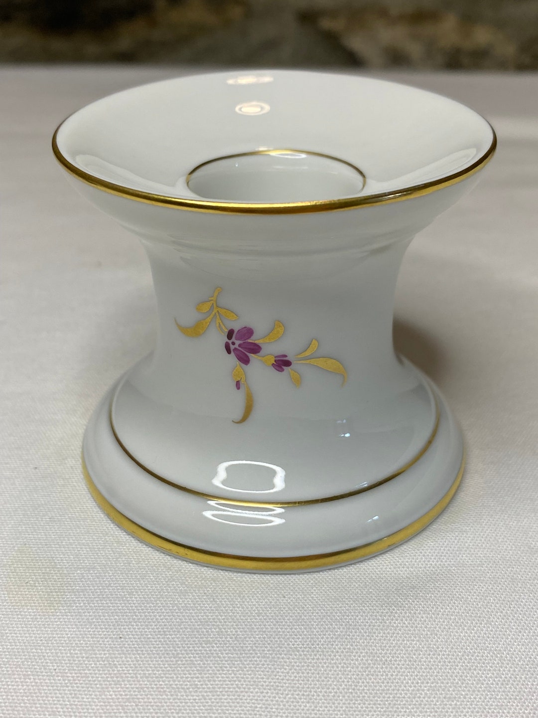 Vintage Porcelain Hochst Candle Holder - Etsy