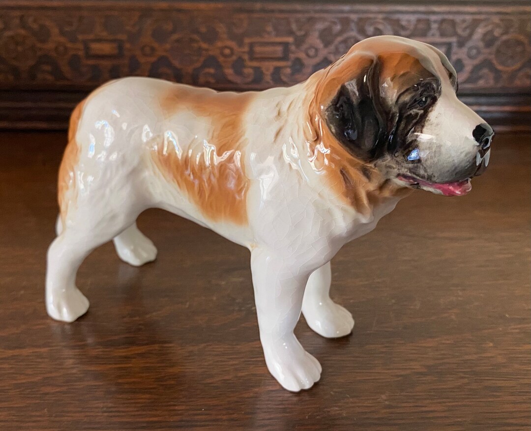 Vintage Sylvac Saint Bernard Dog - Etsy