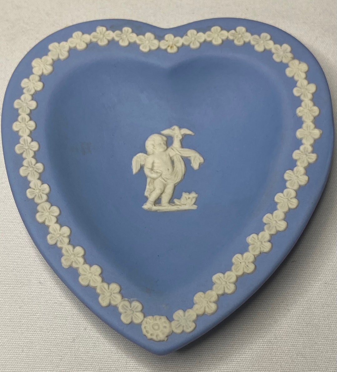 Antique Dudson Jasperware Heart Dish - Etsy