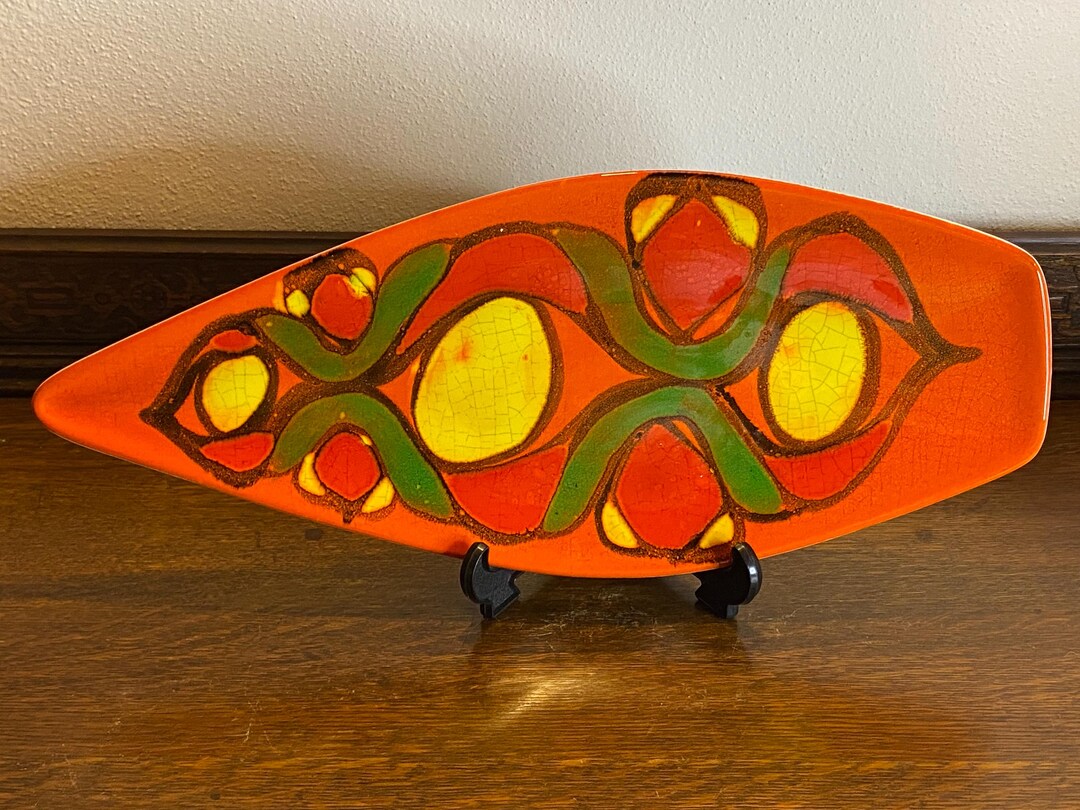 Vintage Poole Pottery Large Delphis Spear Platter C.1960s - Etsy