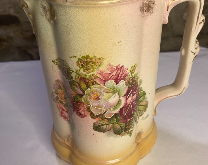 Pretty Antique Transfer/enamelled Jug C.early 1900’s - Etsy