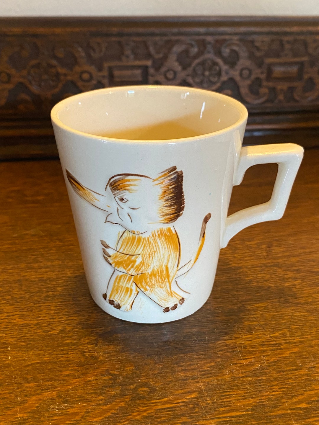 Vintage Childrens Ceramic Elephant Cup Mug Keele St Pottery C.1960’s - Etsy