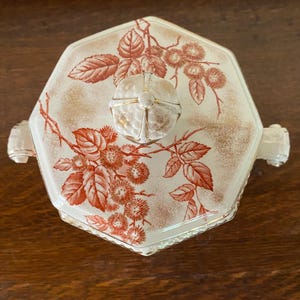 Victorian Octagon Biscuit Barrel Cookie Jar Storage - Etsy