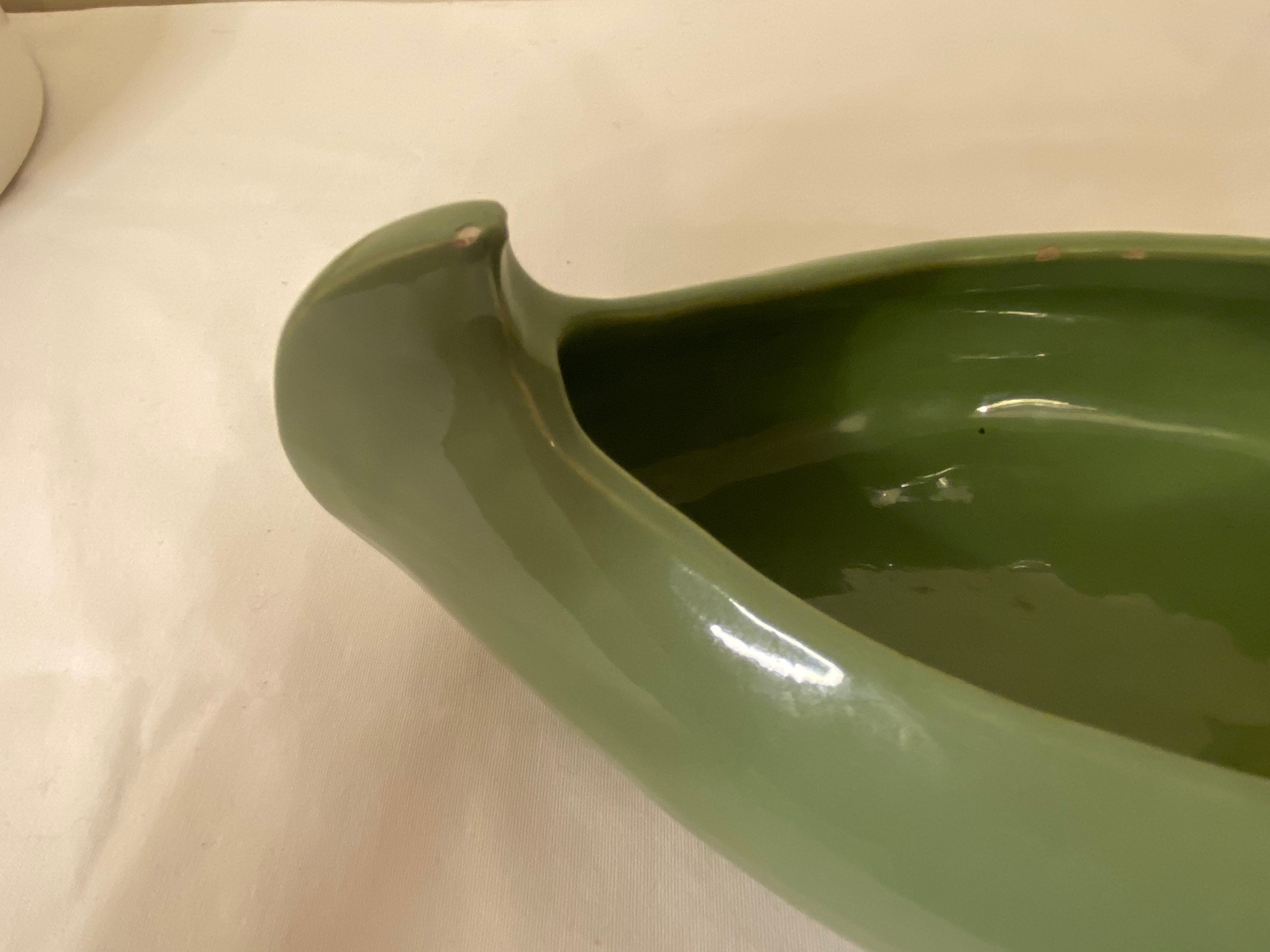 Large C.H. Brannam Art Pottery Canoe Vase C.1914-20 | Etsy