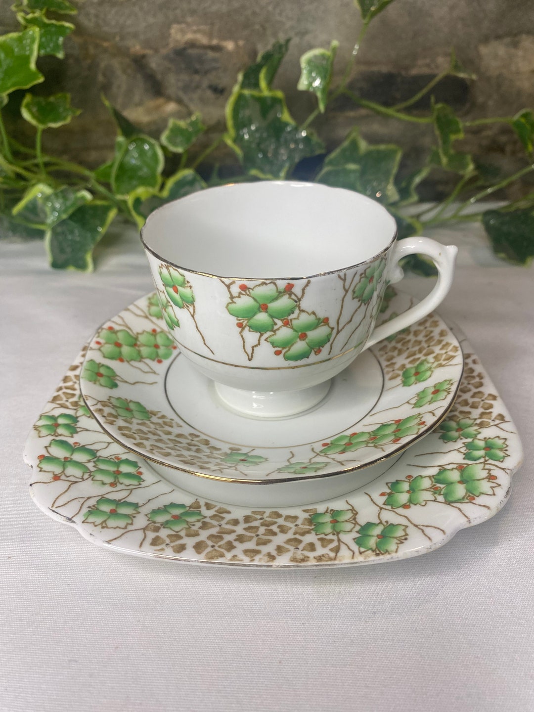 Vintage Art Deco St Michael China Trio - Etsy