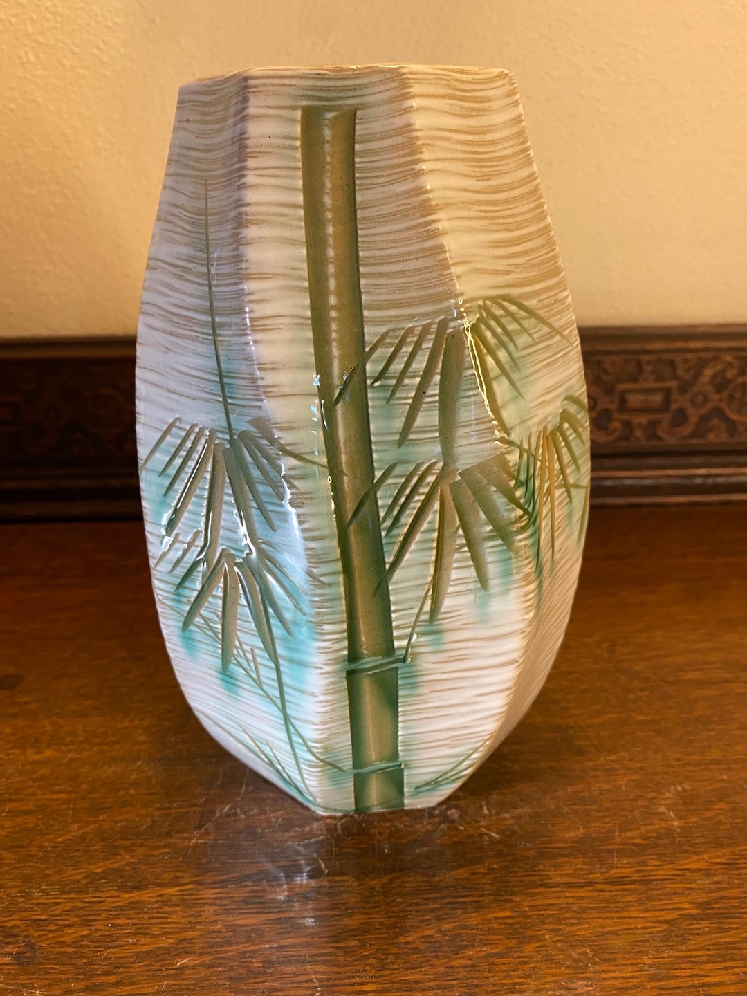 Vintage Ceramic Yamasan Japan Bamboo Vase - Etsy
