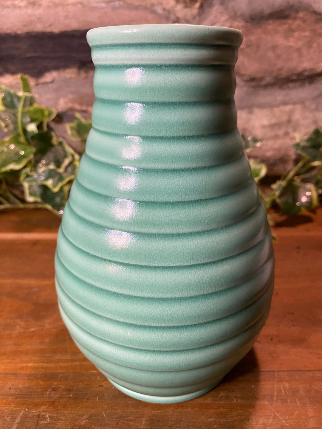 Rare Art Deco Spode Royal Jade Vase C.1932-39 - Etsy