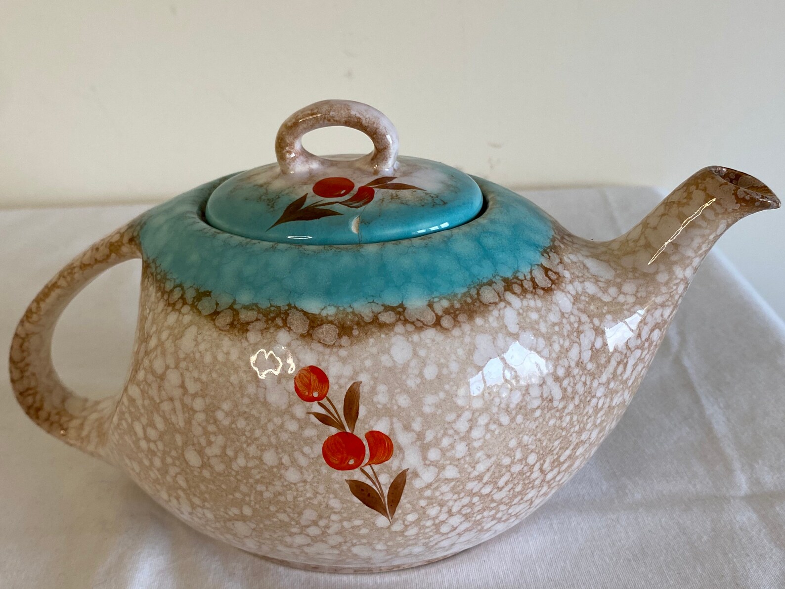 Art Deco Ditmar Urbach Hand Painted Teapot and Stand - Etsy