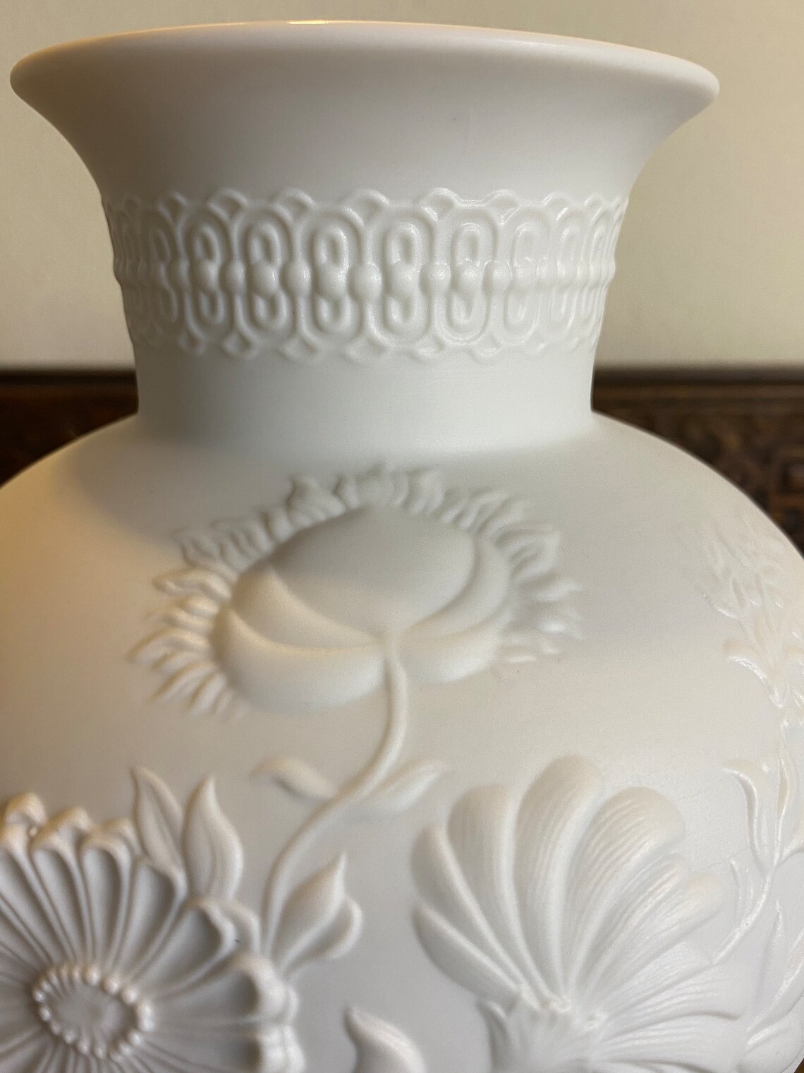 Vintage Alboth & Kaiser Germany Bisque Floral Vase C.1970 - Etsy