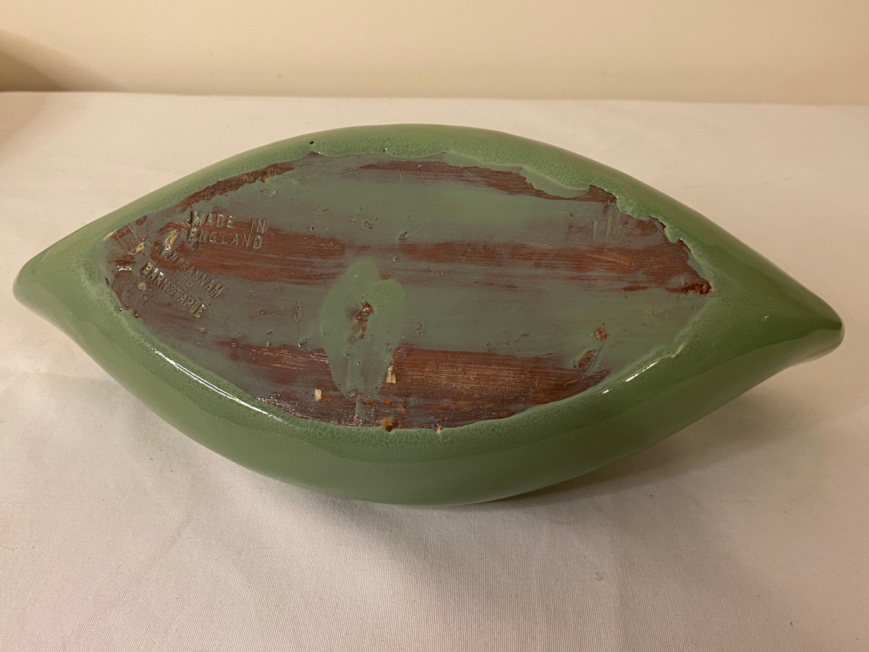 Large C.H. Brannam Art Pottery Canoe Vase C.1914-20 | Etsy