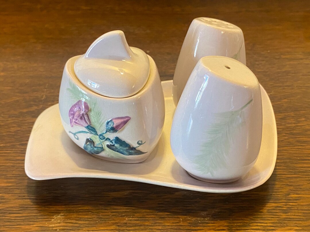 Vintage Carlton Ware Morning Glory Cruet Set - Etsy