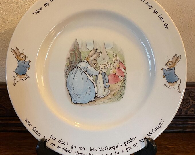 Vintage Wedgwood Peter Rabbit Dinner Plate - Etsy