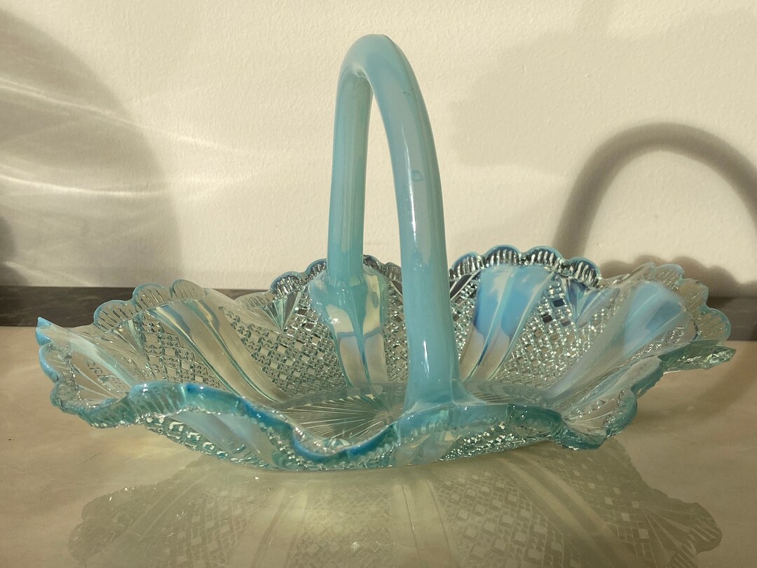 Davidson Pearline Glass Dish C.1880’s - Etsy