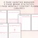 Printable Social Media Content Planner, Social Media Planner Printable ...