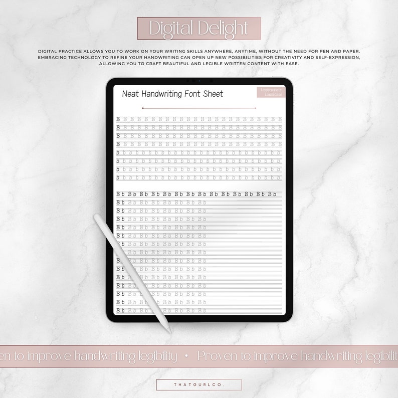 Neat Handwriting Practice Sheet, Printable Handwriting Work Sheet, Uppercase/lowercase/numbers ...