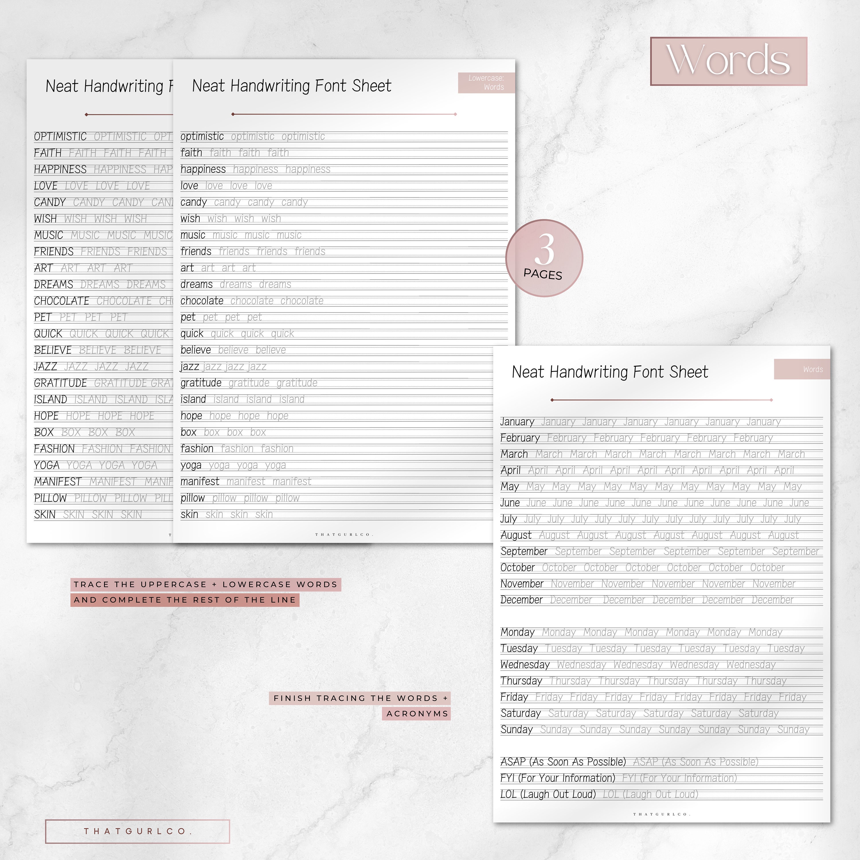 Neat Handwriting Practice Sheet, Printable Handwriting Work Sheet ...