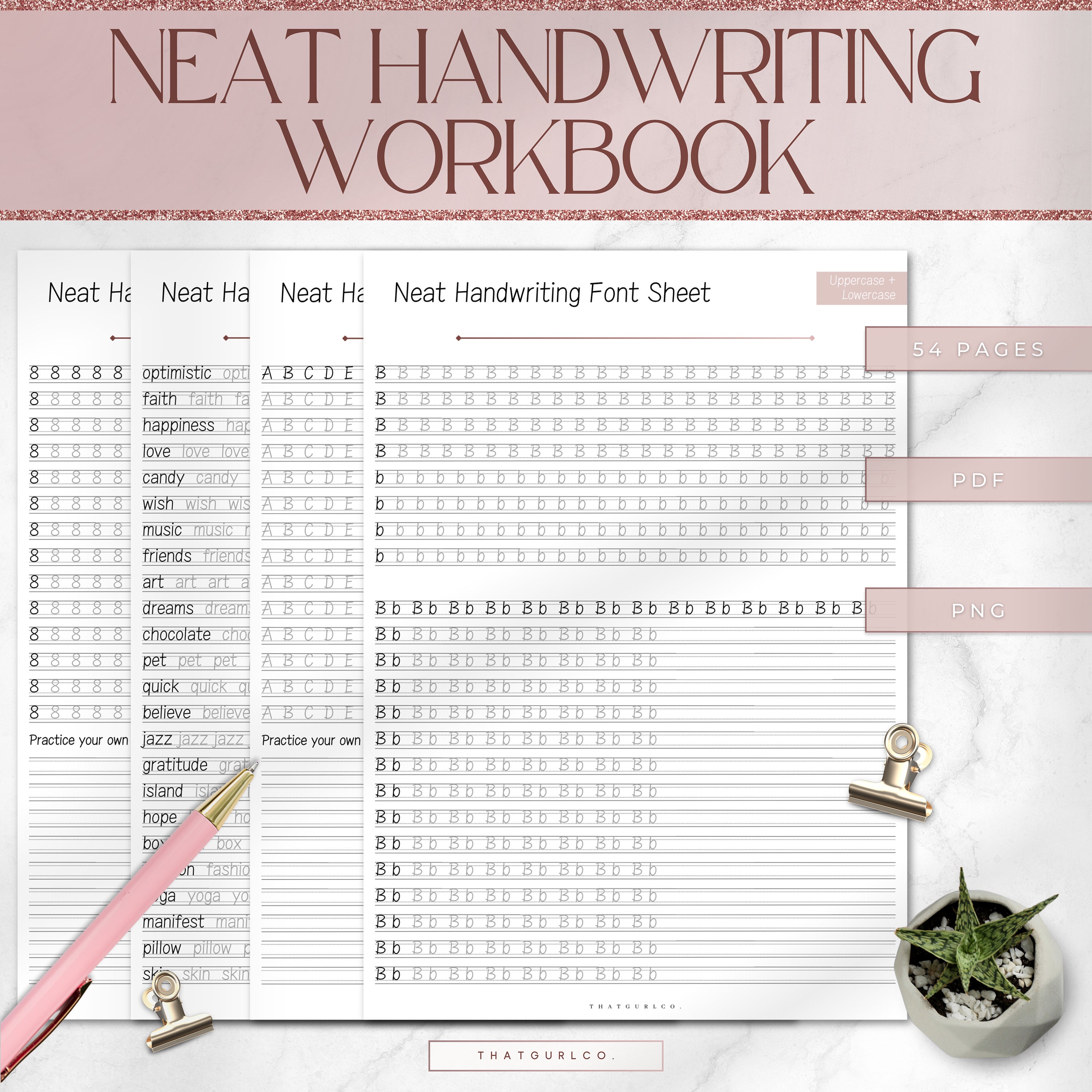 Neat Handwriting Practice Sheet, Printable Handwriting Work Sheet ...