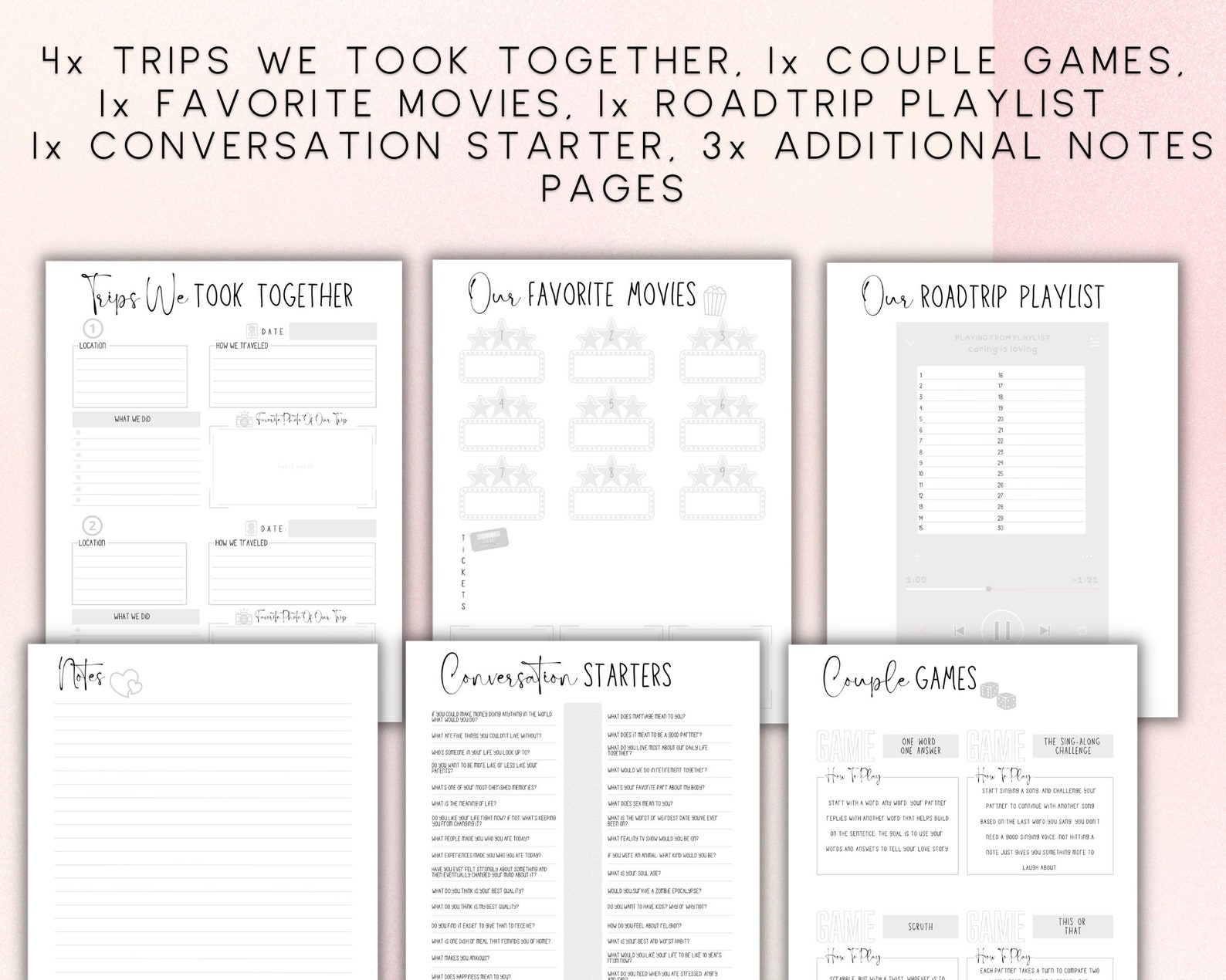 Couple Planner Couple Journal Relationship Planner - Etsy