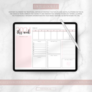 Weekly Planner Printable, 2024 Weekly Planner Template, Weekly ...