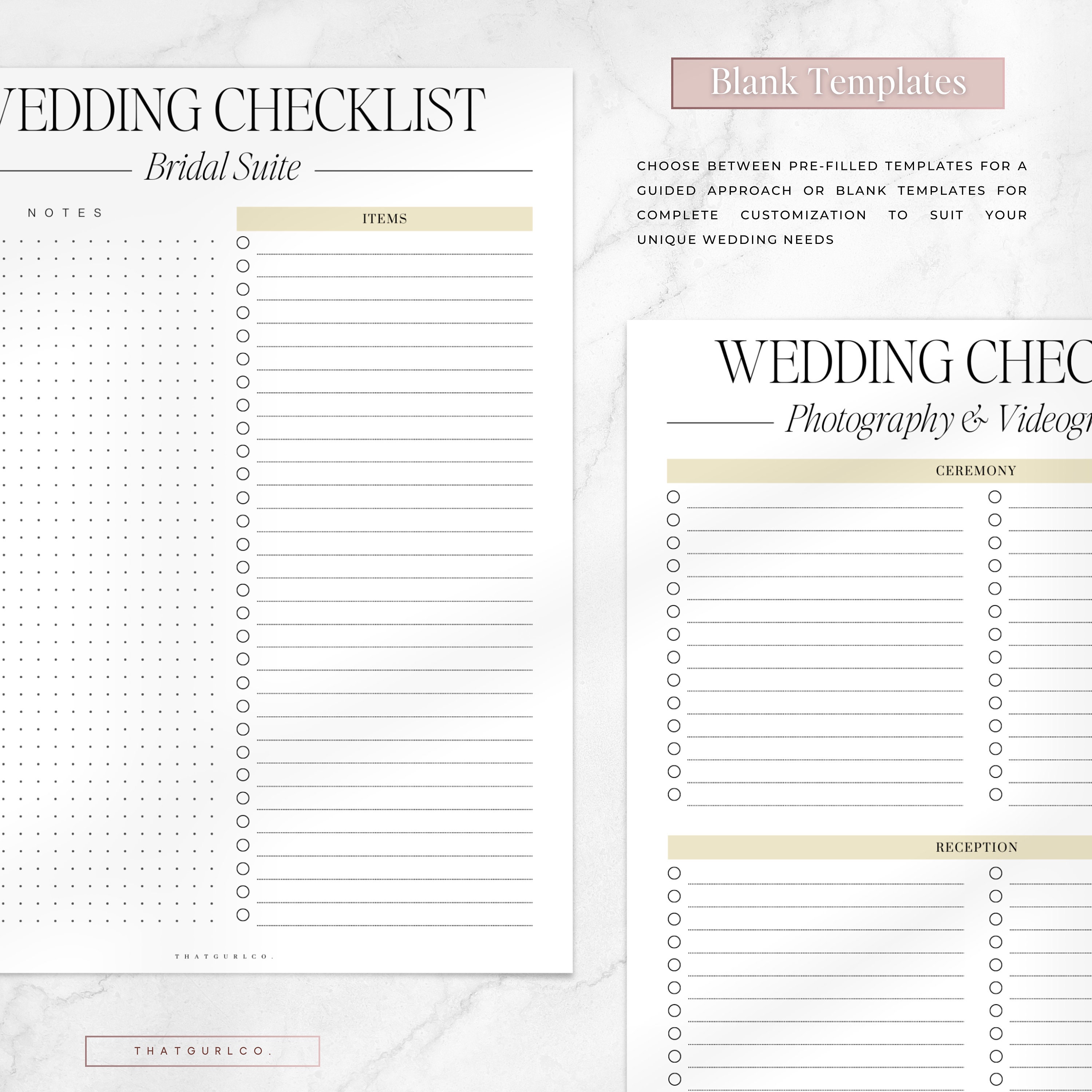 Wedding Checklist Printable, Wedding Planning Checklist, Wedding ...