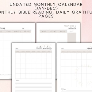 Faith Planner Printable, Bible Study Notebook, Printable Prayer Journal ...