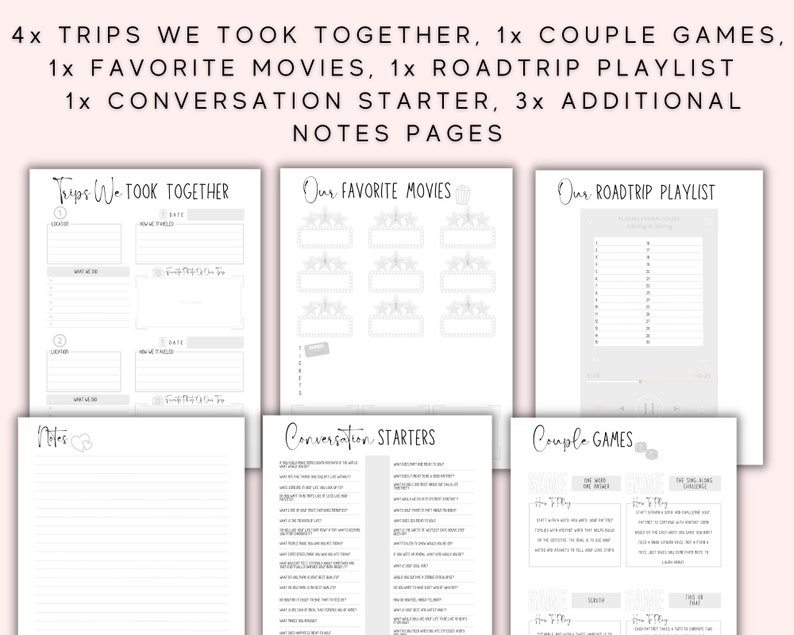Couple Planner Couple Journal Relationship Planner - Etsy