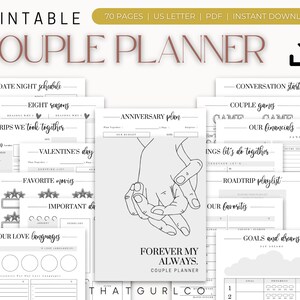 Couple Planner, Couple Journal, Relationship Planner, Relationship ...