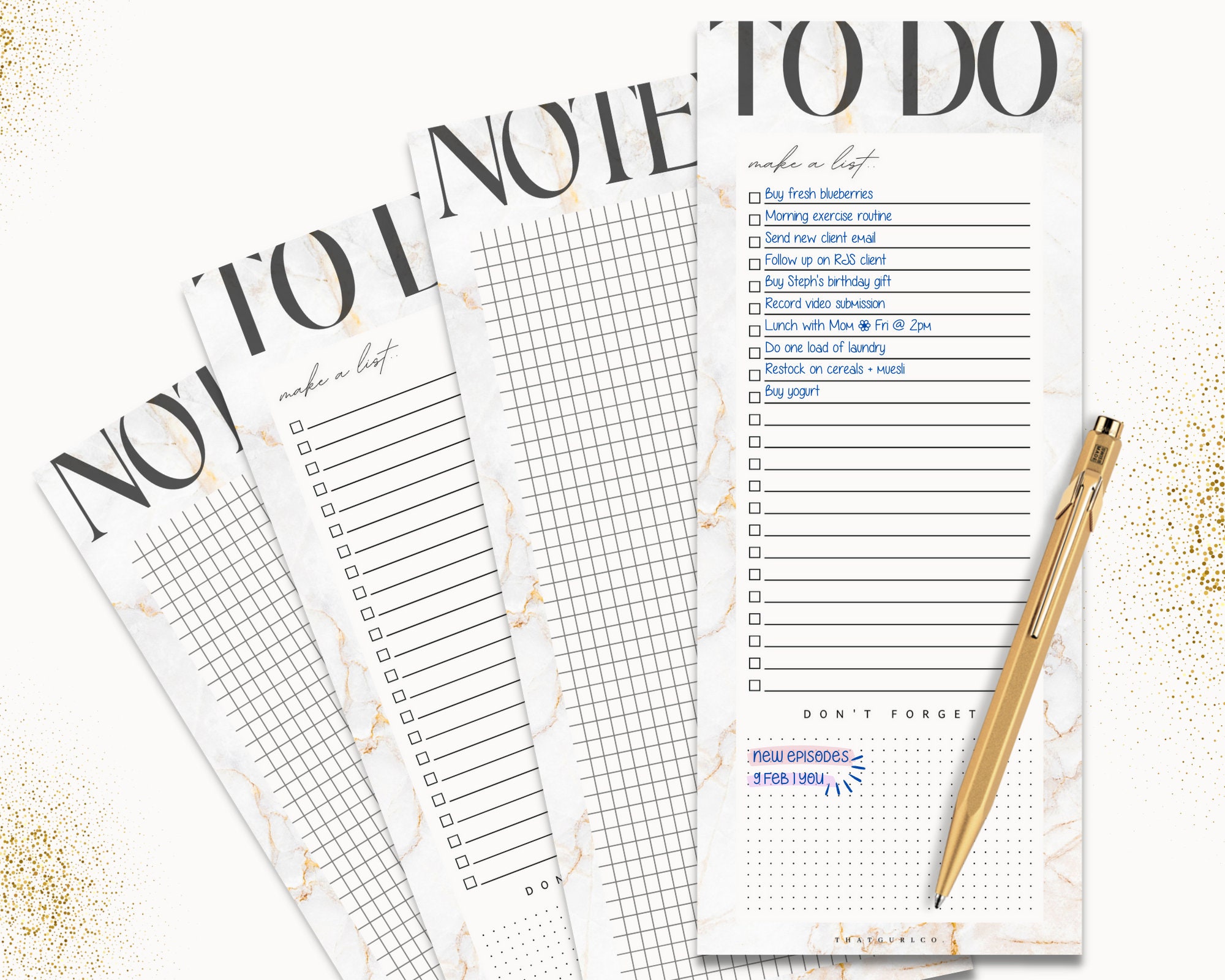 To Do List Printable, Simple Task List Template, to Do List Notepad ...