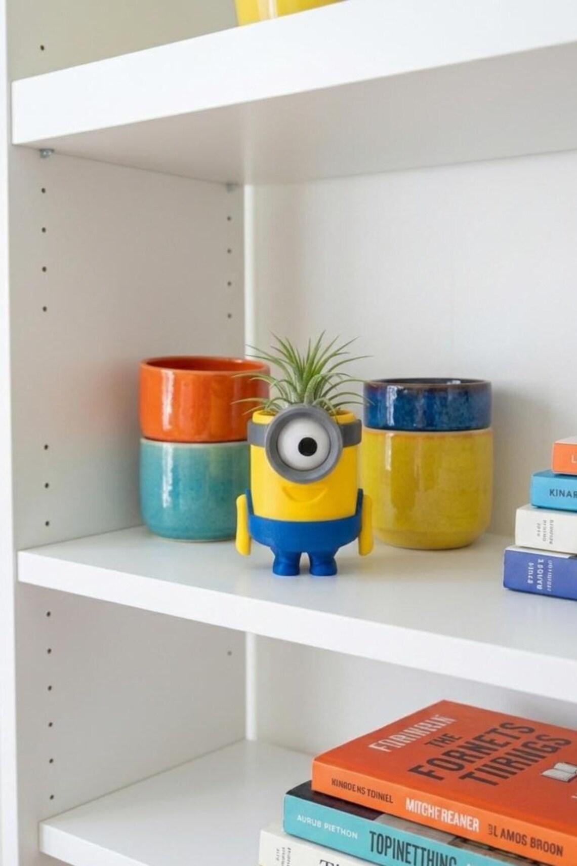 3D Printed Minion Succulent Planter – Whimsical Home & Office Decor - Etsy