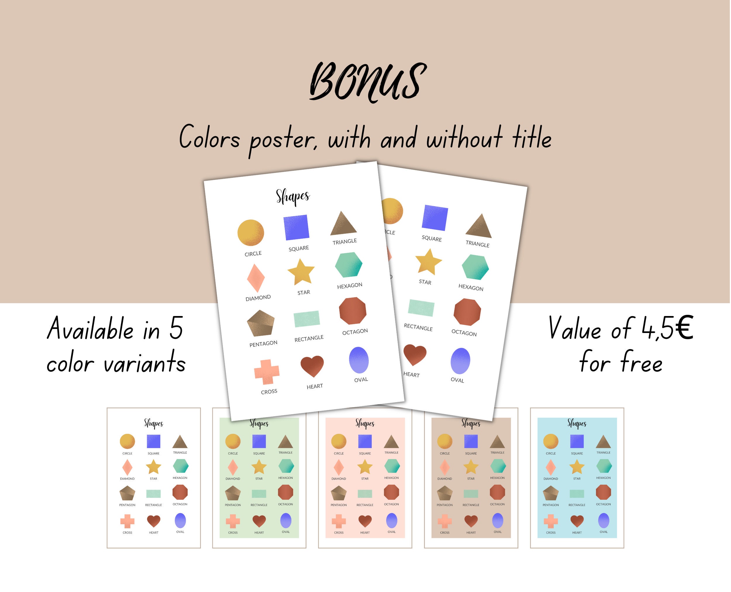 Cartes flash de formes FRANÇAIS | Formes vocabulaire montessori ...