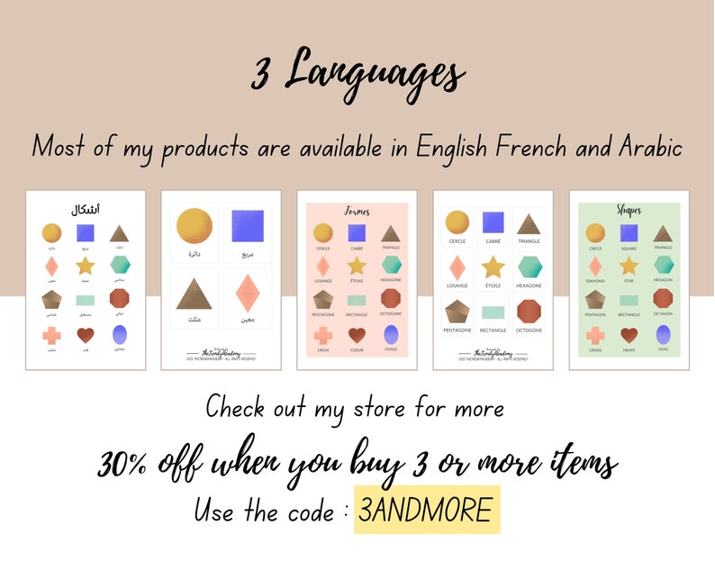 Cartes flash de formes FRANÇAIS | Formes vocabulaire montessori ...