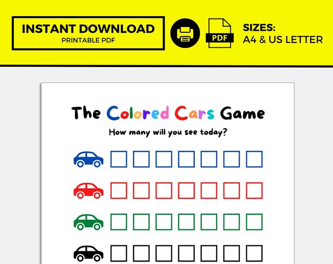 Car Games Printable, Road Trip Games, Road Trip Activity, Kids Road ...