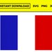 French Flag Svg French Flag Png French Flag France Flag - Etsy UK
