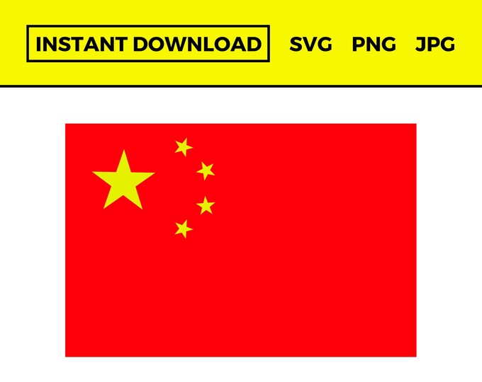 Chinese Flag Svg, Chinese Flag Png, Chinese Flag, China Flag Svg, China ...
