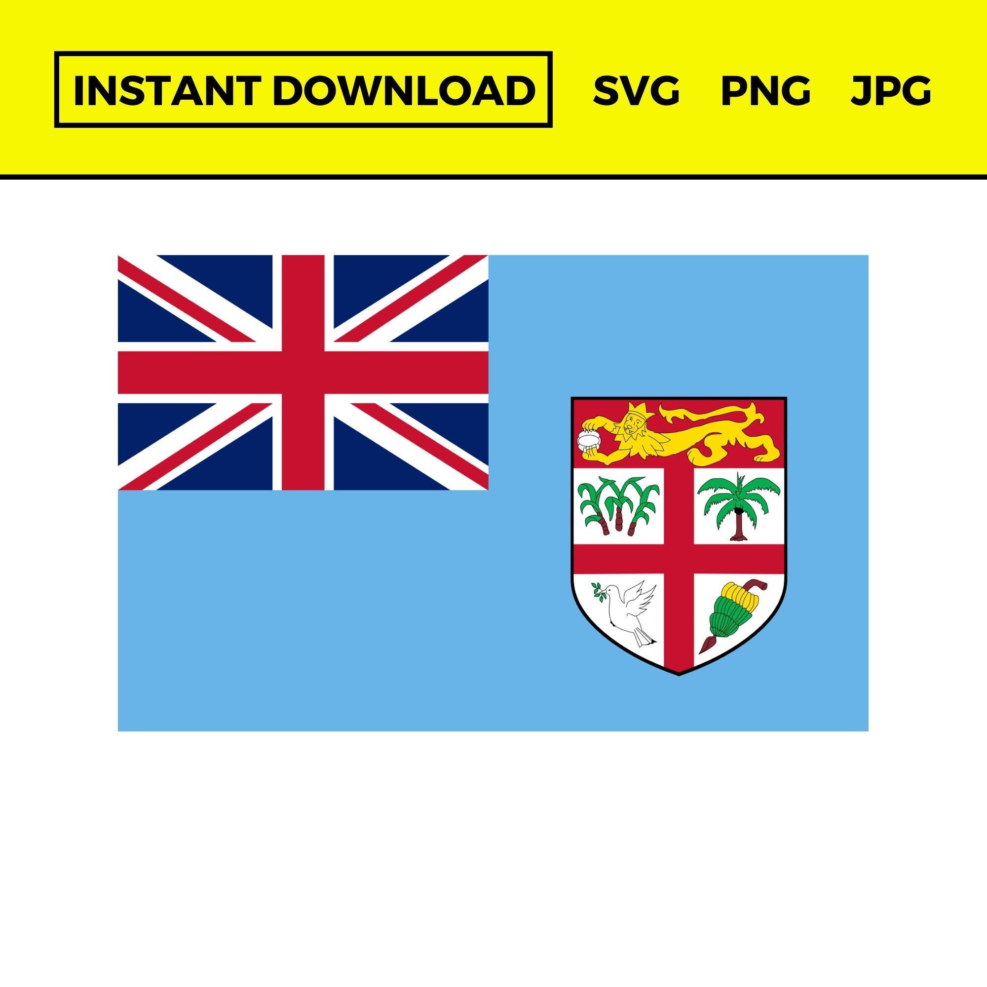Fiji Flag Svg, Fiji Flag Png, Fijian Flag Svg, Fijian Flag Png, Fiji ...