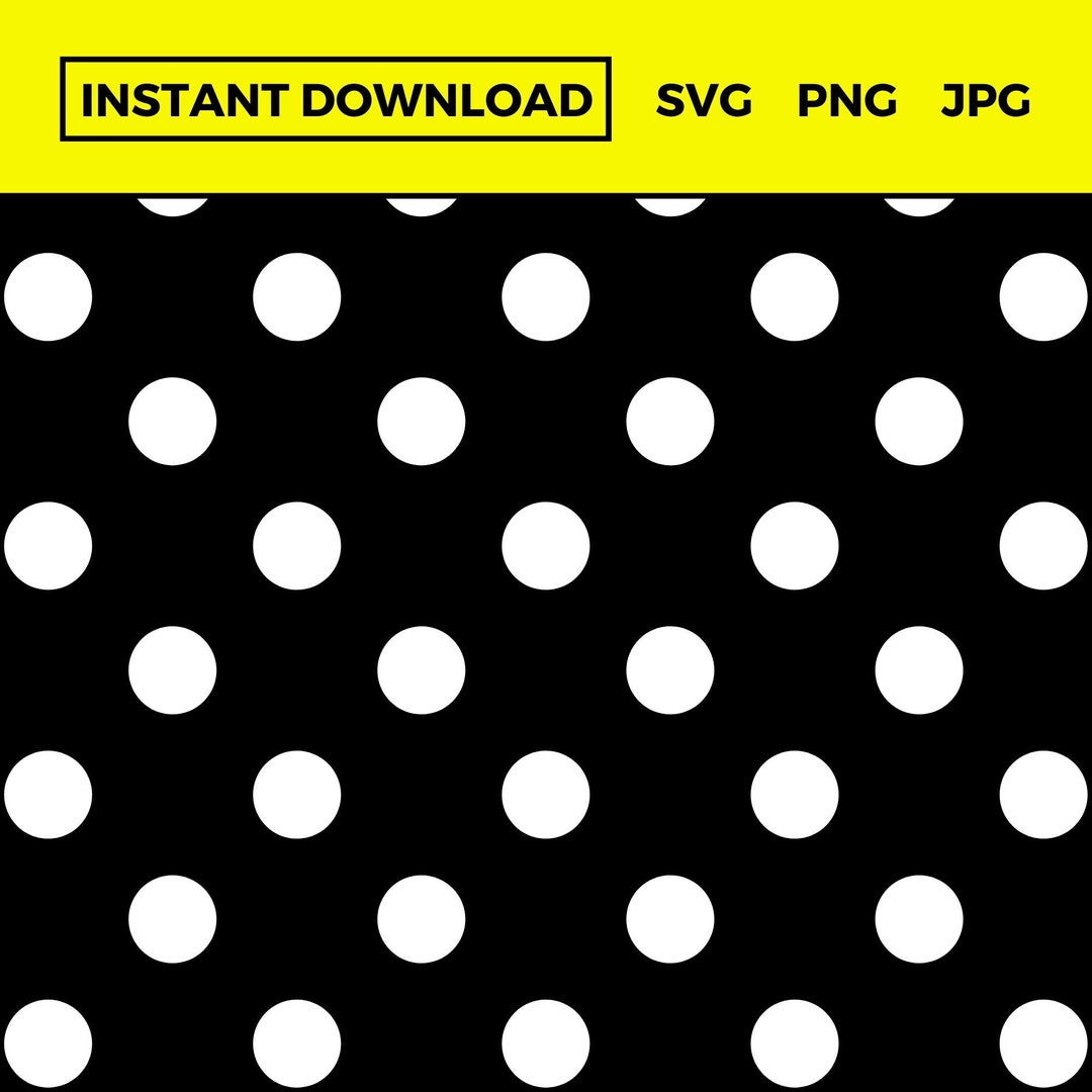 Polka Dots SVG, Polka Dots PNG, Polka Dots Pattern, Polka Dots Seamless, Polka Dots Decal, Polka ...
