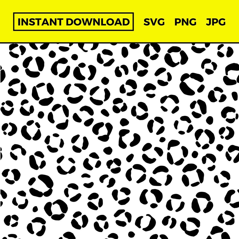 Leopard Pattern SVG Leopard Pattern PNG Leopard Pattern - Etsy