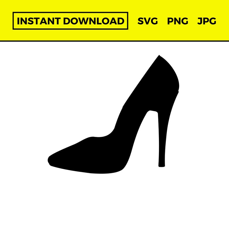 High Heel Shoe SVG, High Heel SVG, Stiletto SVG, High Heel Shoe Png ...